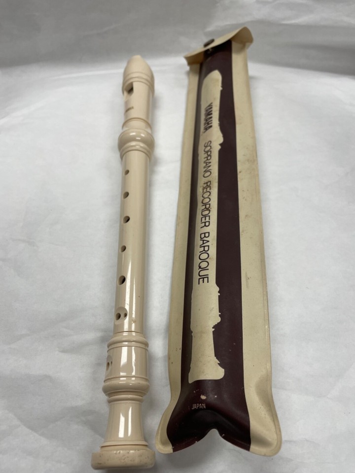Yamaha Soprano Recorder Baroque with case from Japan measures 13" long ...