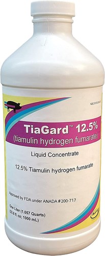 TiaGard 12.5% 1000ml for Swine Dysentery Pigs Tiamulin generic Denagard ...