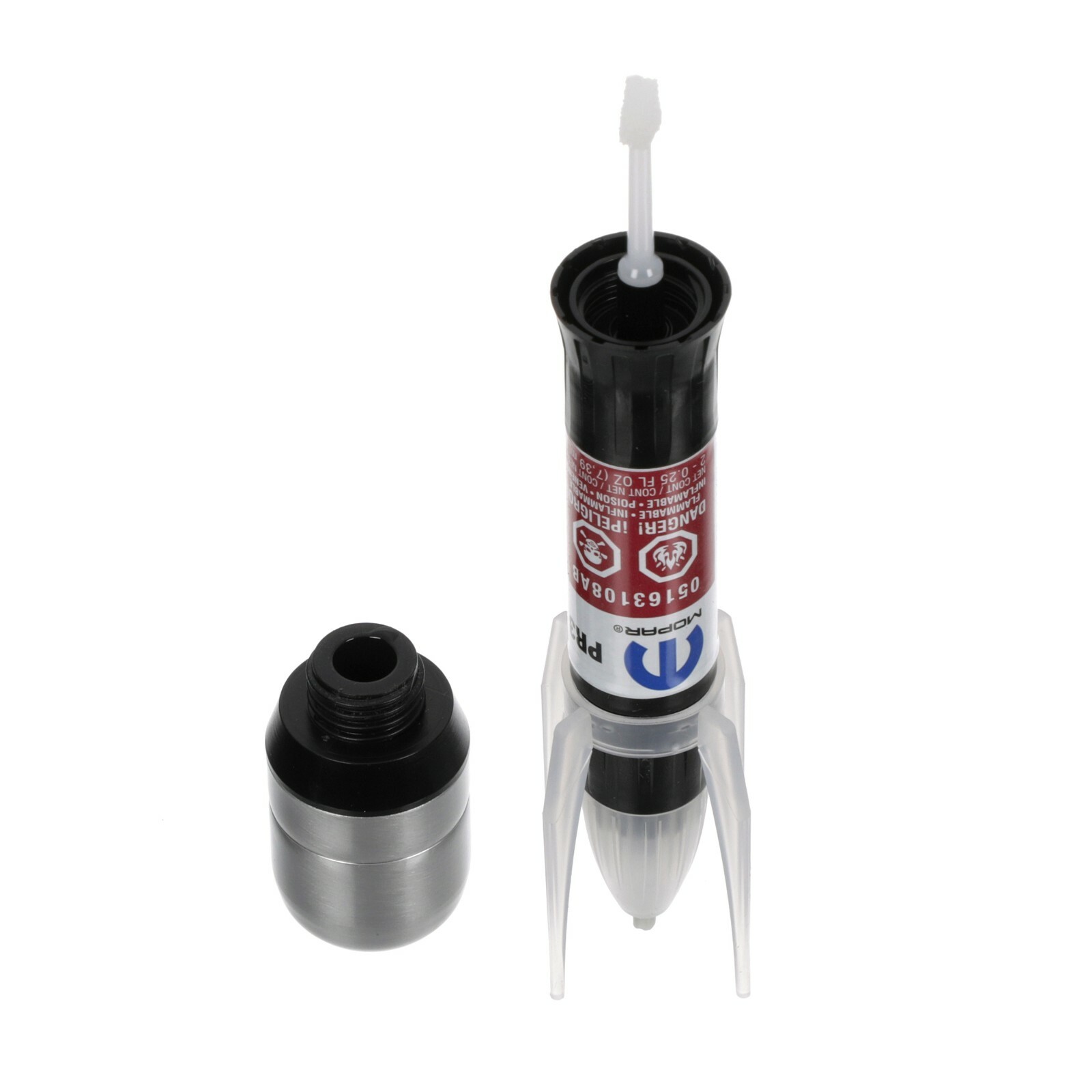 JEEP DODGE CHRYSLER PR3 TORCH RED TOUCH UP PAINT & CLEAR COAT PEN ...