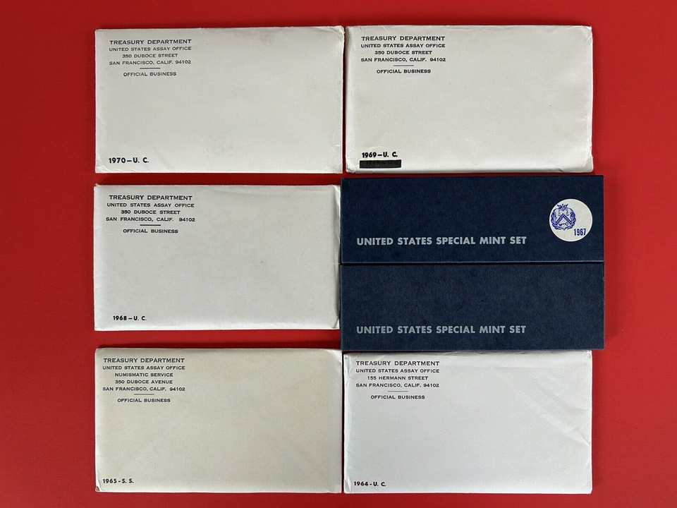 1964 - 2025 Complete U.S. Mint Set Collection in OGP 60 P&D Mint Sets | eBay
