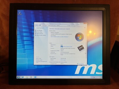 THINLABS FANLESS INDUSTRIAL 17” TOUCHSCREEN 1.6GHZ 2GB RAM 160GB HD ...