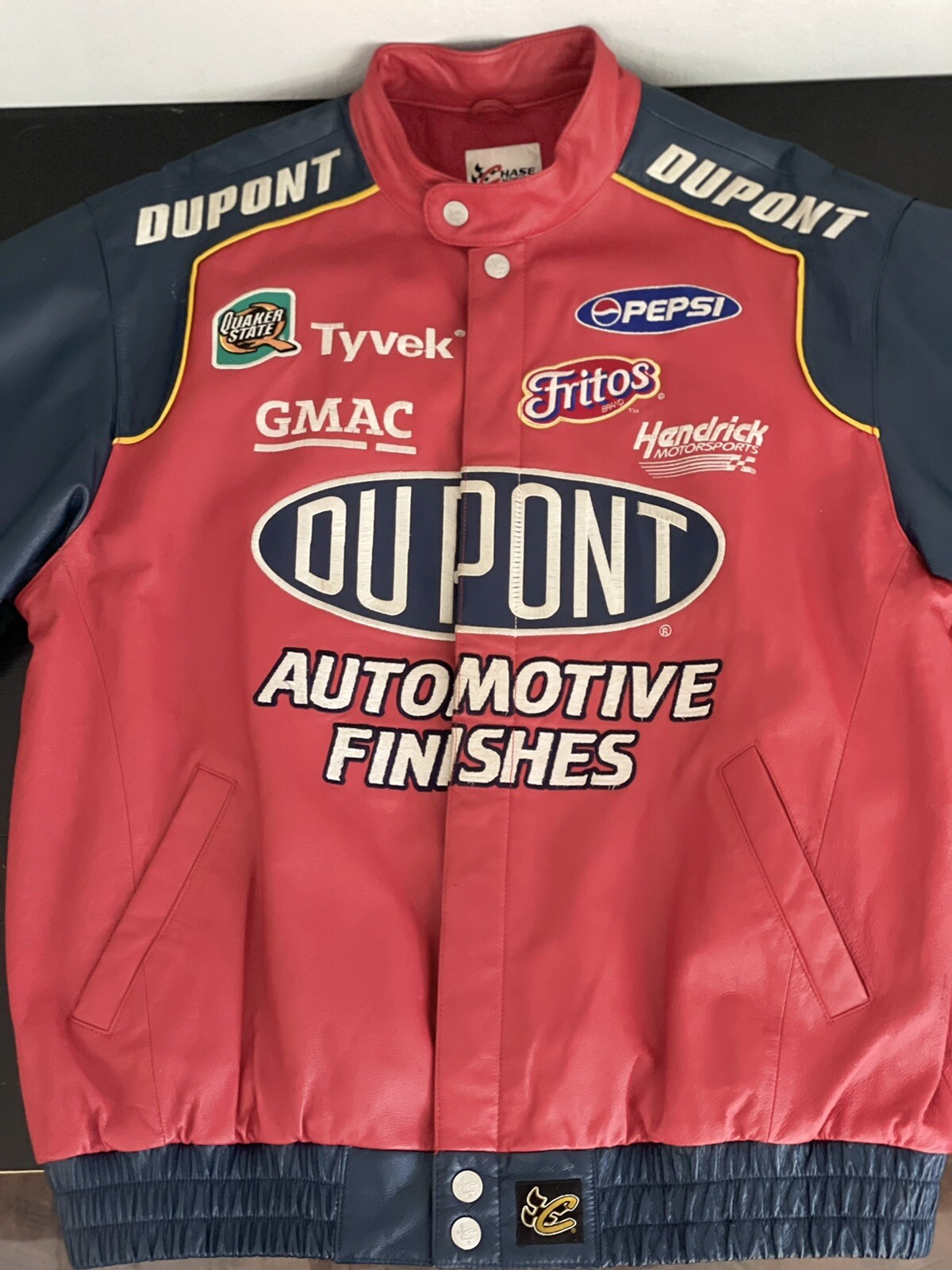 nascar mens leather jacket - Gem