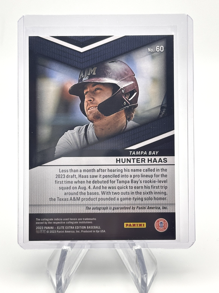HUNTER HAAS 2023 PANINI ELITE EXTRA EDITION AUTO RAYS | eBay