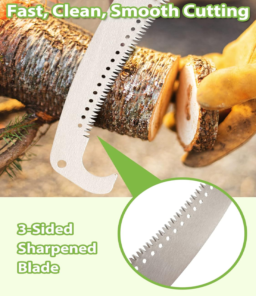 Pole Saw cutter for Tree Trimming Pruner with 48"~166" adjust Pole+3 ...