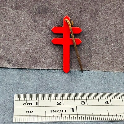 Vintage National Tuberculosis Association Double Barred Cross Lapel ...