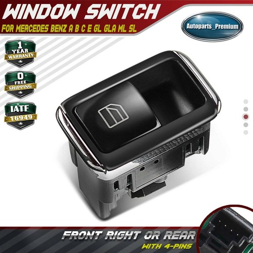 Window Switch Front RH or Rear for Mercedes A B C E CLA CLS GLA ML SL ...