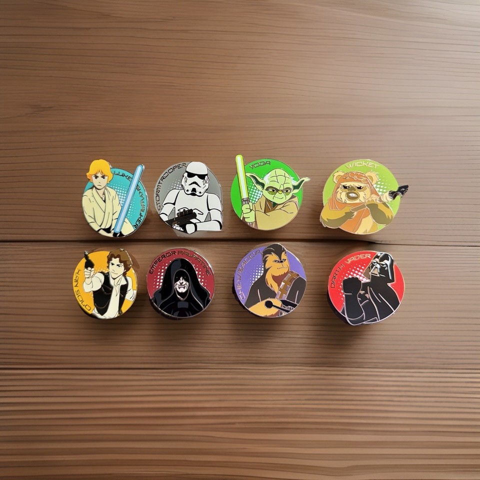 Disney Pin Luke Skywalker Star Wars Mystery Set | eBay