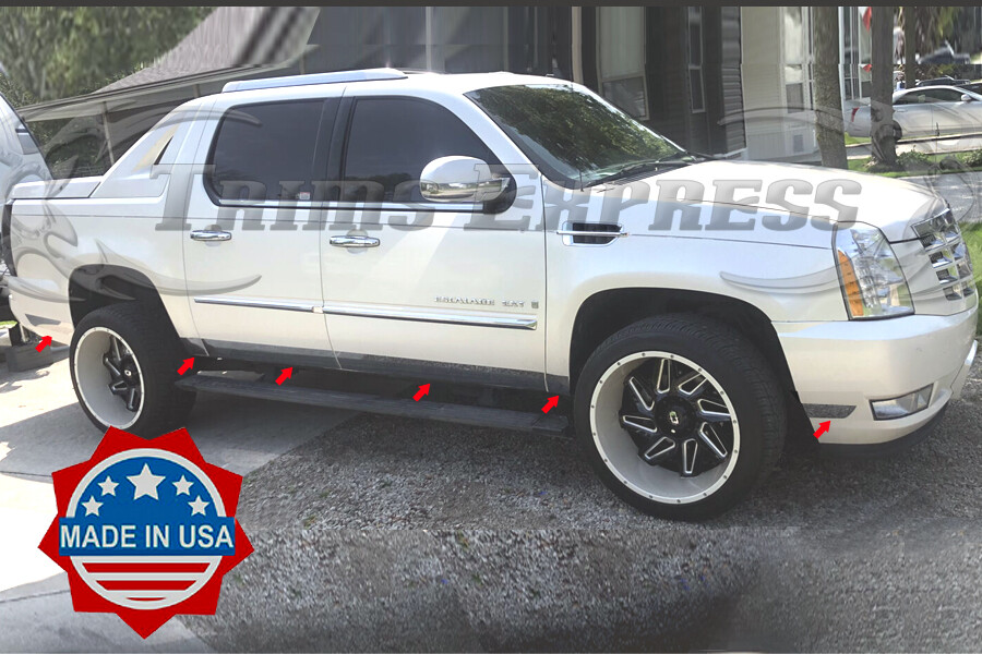2002-2006 Escalade ESV SUV Rocker Panel Trim Body Side Molding Accent ...