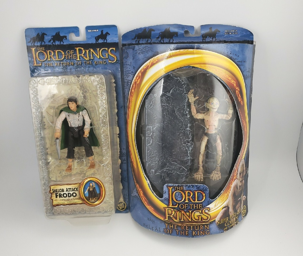 Lord of the Rings Shelob Attack Frodo & Super Poseable Gollum Return of ...