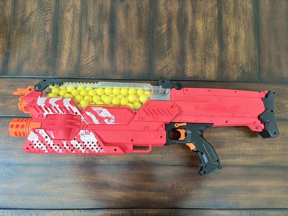Nerf Rival Nemesis Blaster MXVII-10K - Red | eBay
