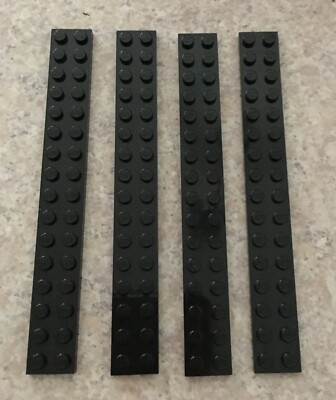LEGO - Flat Plate - PN 4282 - BLACK - 6 Pieces - New | eBay