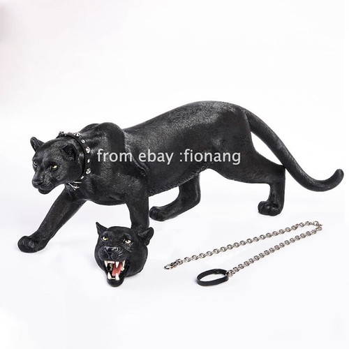 JXK 1/6 Black Leopard Snow Leopard Jaguar Model Simulated Leopard | eBay