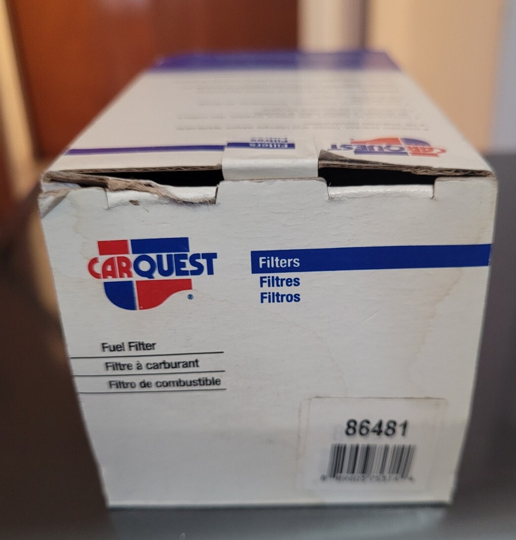 CARQUEST 86481 - Fuel filter cross reference