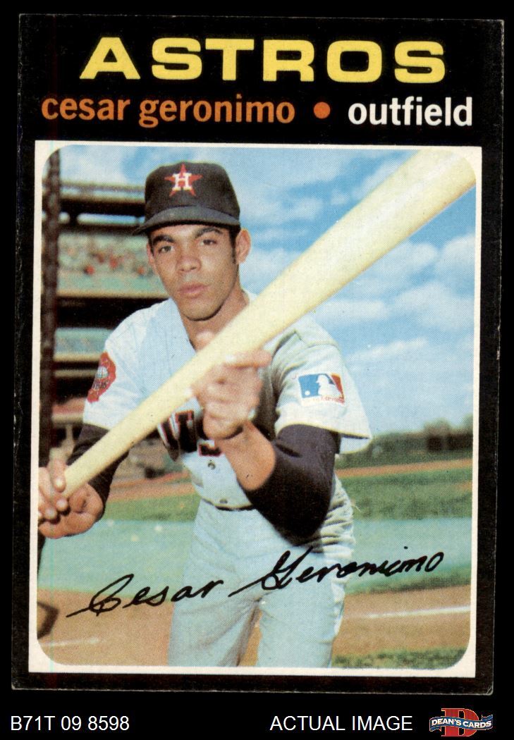 1971 Topps #447 Cesar Geronimo Astros RC 5.5 - EX+ | eBay