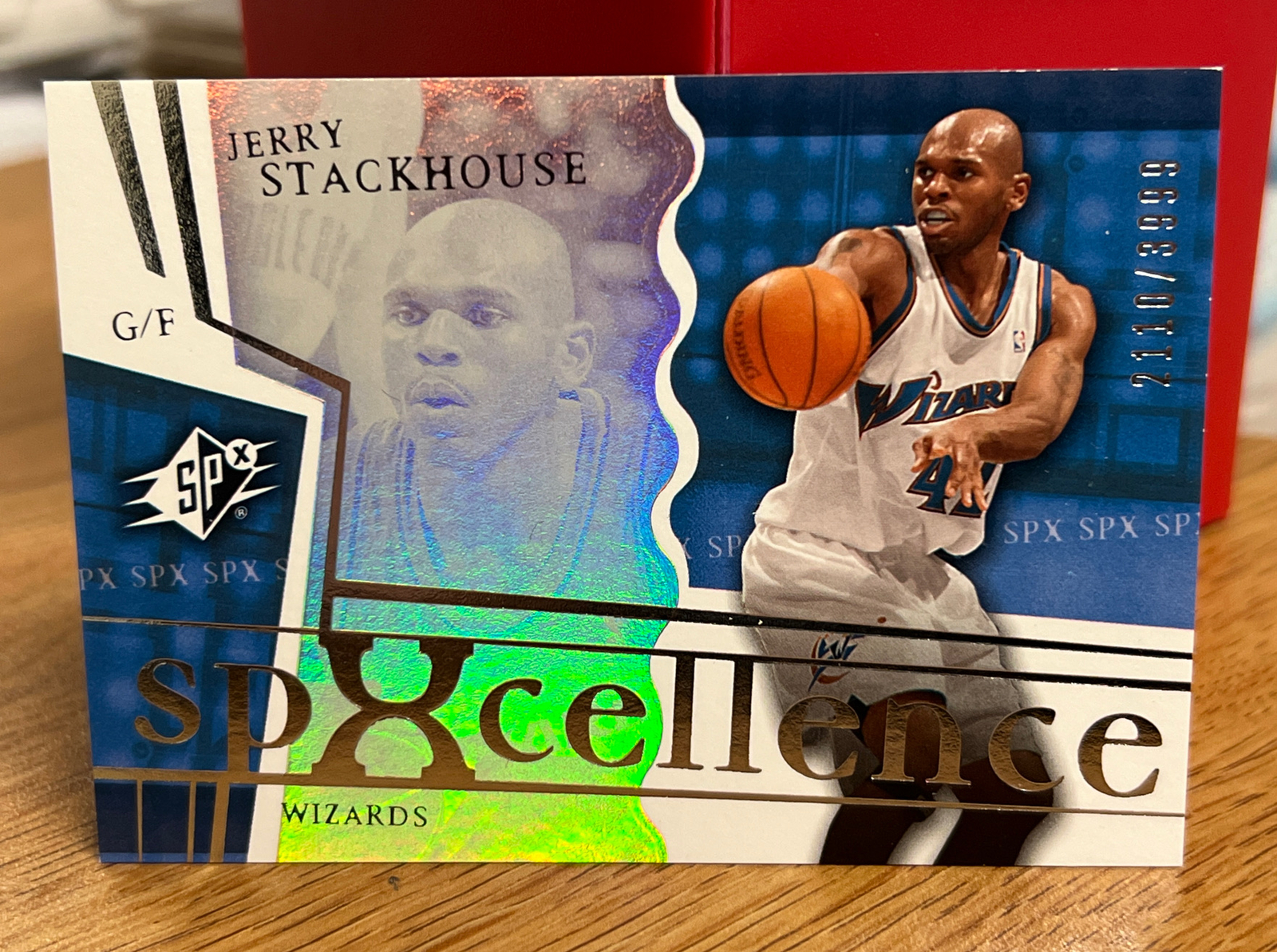 2003-04 SPx Washington Wizards Basketball Card #113 Jerry Stackhouse ...