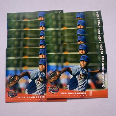 Nick Bourgeois 2004 Grandstand Clearwater Threshers 12ct lot | eBay