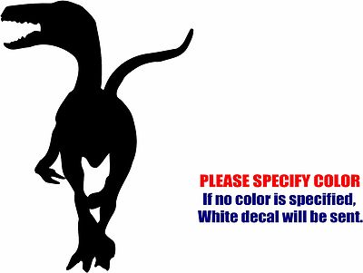 Velociraptor Dinosaur Decal Sticker JDM Funny Vinyl Car Window Bumper ...