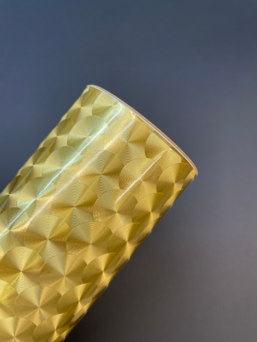 Engine Turned Gold Leaf Premium Vector | Golden Color Background