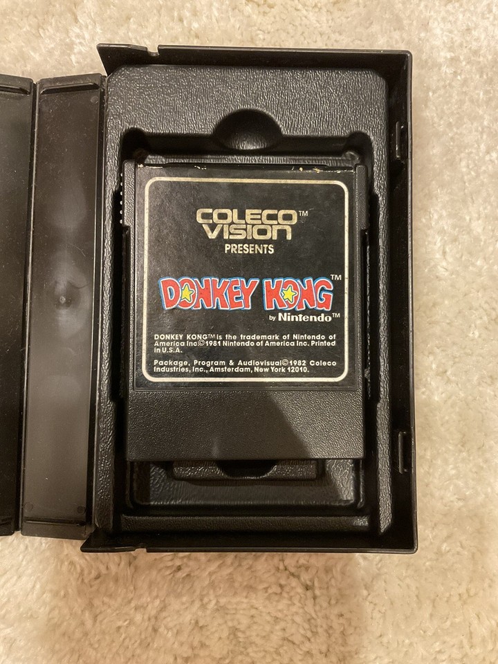 DONKEY KONG ColecoVision Game Cartridge With Manual and Case | eBay