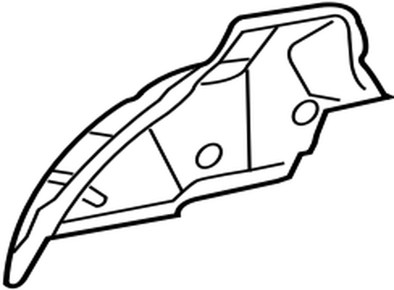 61605-52070 Toyota Panel sub-assy, quater, rear inner rh 6160552070 ...