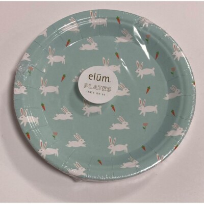 16 Elum Designs Rabbit Bunny Easter Carrot plates | eBay