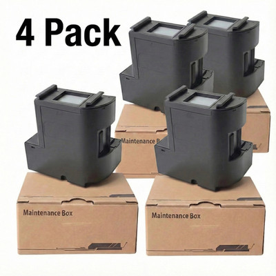4pack Maintenance Box For T04D1 ET-15000 ET-3750 ET-3760 WF-2860 ET ...