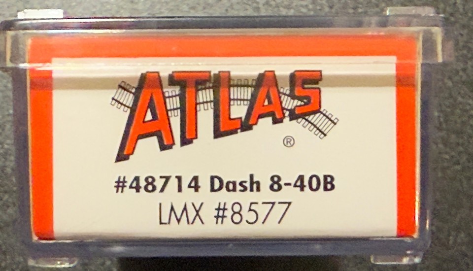 ATLAS N SCALE GE Dash 8-40B LMX Leasing 8577 Atlas #48714 DC | eBay