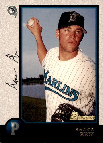 1998 Bowman Aaron Akin . Florida Marlins #128 | eBay
