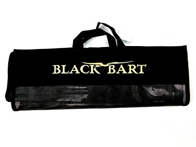 Black Bart 6-Pocket Rollup Lure Bag - LARGE 20" x 8" - BLACK - Lure ...