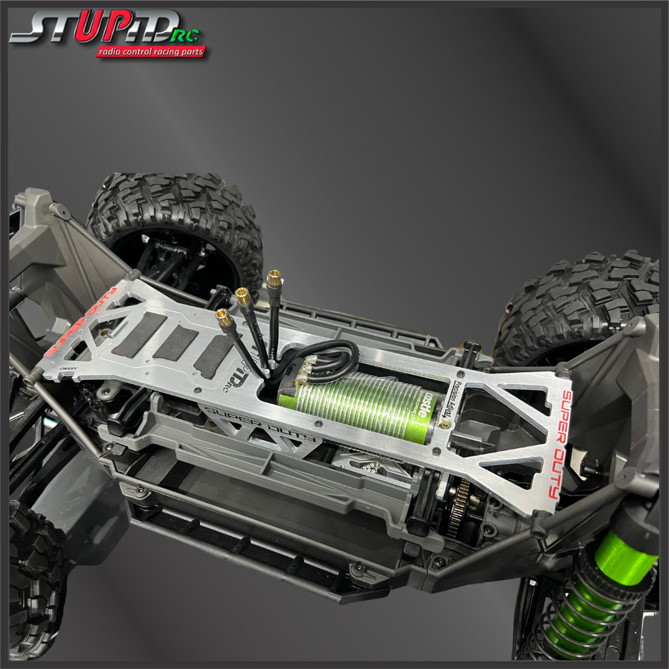 StupidRC Traxxas Compatible X-Maxx Motor Mount/Center Brace SUPER Duty ...