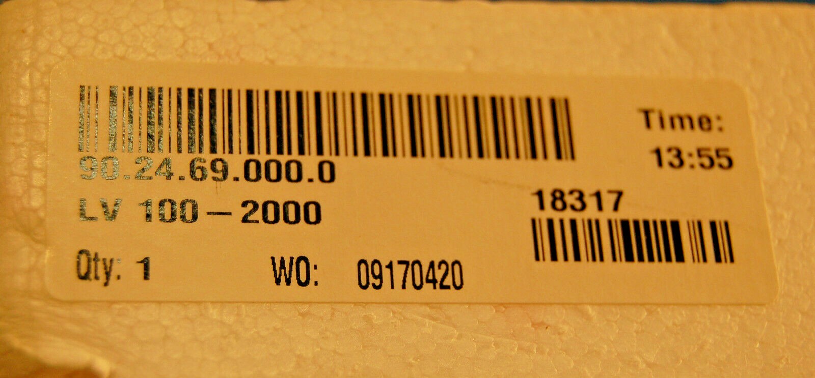 LEM LV 100-2000 Voltage Transducer Power Supply (2000 V/ 50 mA, 9 kV ...