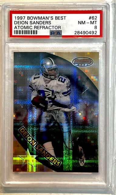 1997 Bowman's Best - Atomic Refractor #62 Deion Sanders for sale online ...