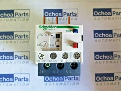 SCHNEIDER ELECTRIC LRD01 TESYS THERMAL OVERLOAD RELAY -0.1-0.16A CLASS ...