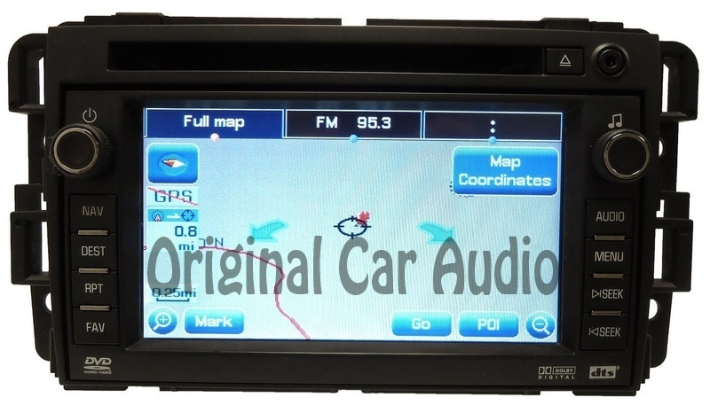 Unlocked GMC Chevy OEM Navigation GPS LCD Display Screen MP3 DVD CD ...