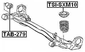 Crossmember Bushing Febest TAB-279 OEM 48725-44030 | eBay Australia