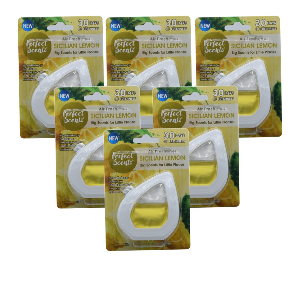 6x Perfect Scents Bathroom Air Freshener For Small Spaces Odour ...