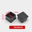 Rubber Square Plug for Metal Pipe Tubing Caps, Chair Glides Cap 10mm ...