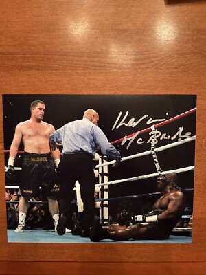 KEVIN MCBRIDE SIGNED AUTOGRAPH 8X10 PHOTO PICTURE COA MIKE TYSON KNOCKOUT BOXING | eBay