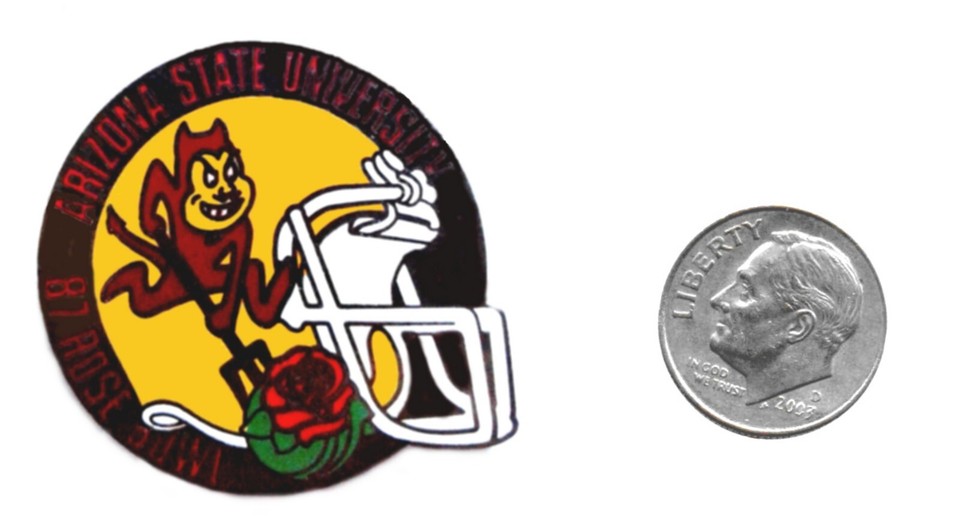 ASU Pins RARE Arizona State Sun Devils Pins 1987 Rose Bowl Team ...