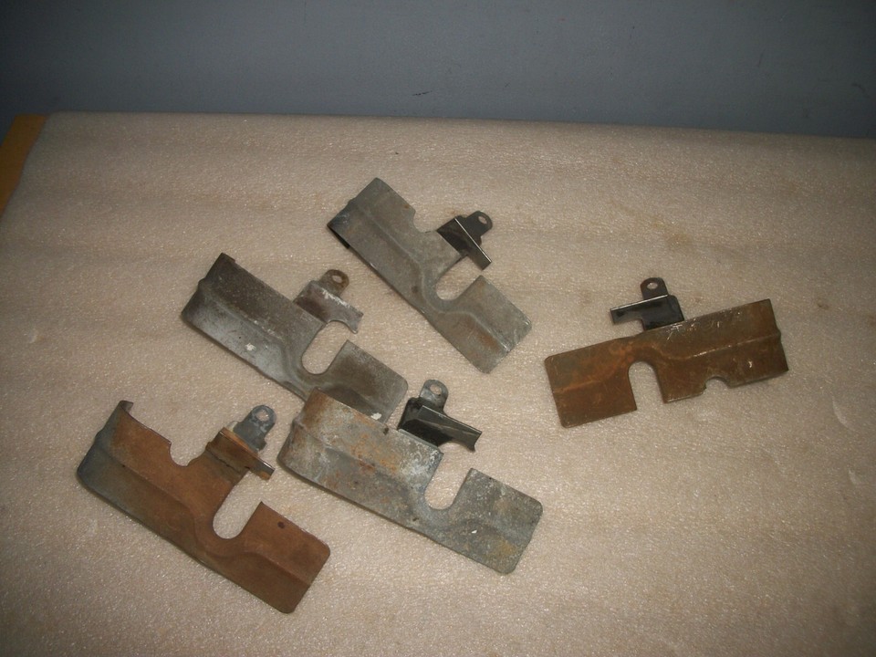 Small Block Chevy Chevrolet Exhaust Manifold Spark Plug heat shield LOT ...