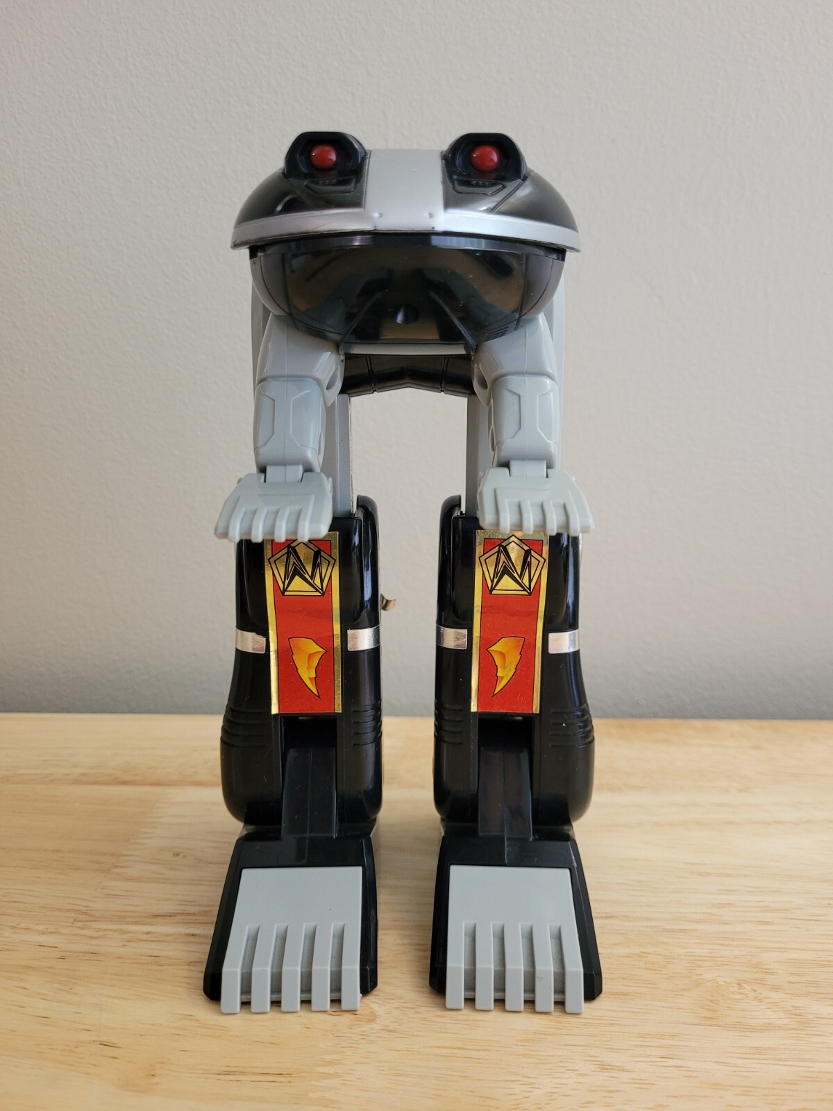 Mighty Morphin Power Rangers Deluxe Ninja Megazord Black Frog Zord 1995 ...