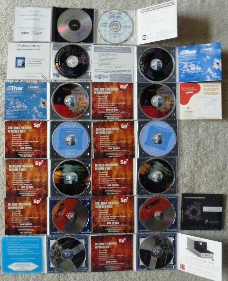 Polymer Preprints - ACS - Volume 42 to 48 (2001 - 2007), 15 different ...