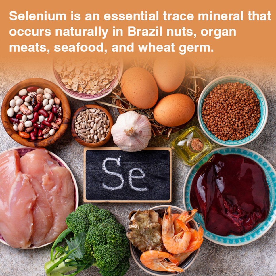 120pcs Selenium 200mcg - Thyroid Health Supplement Immune System, Hair ...