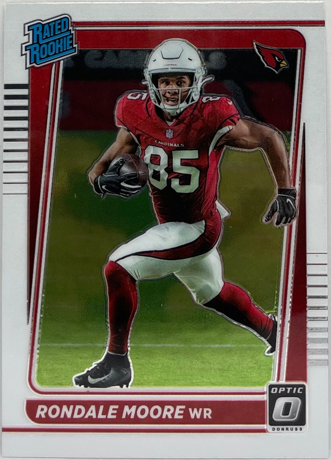 2021 Optic Rondale Moore Rated Rookie Base #217 Arizona Cardinals | eBay