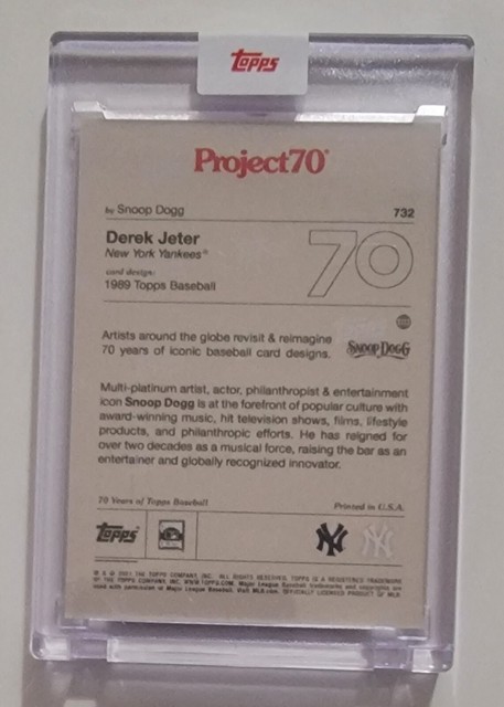 2021 Topps Project 70 - Snoop Dogg 1989 Topps Baseball #732 Snoop Dogg ...
