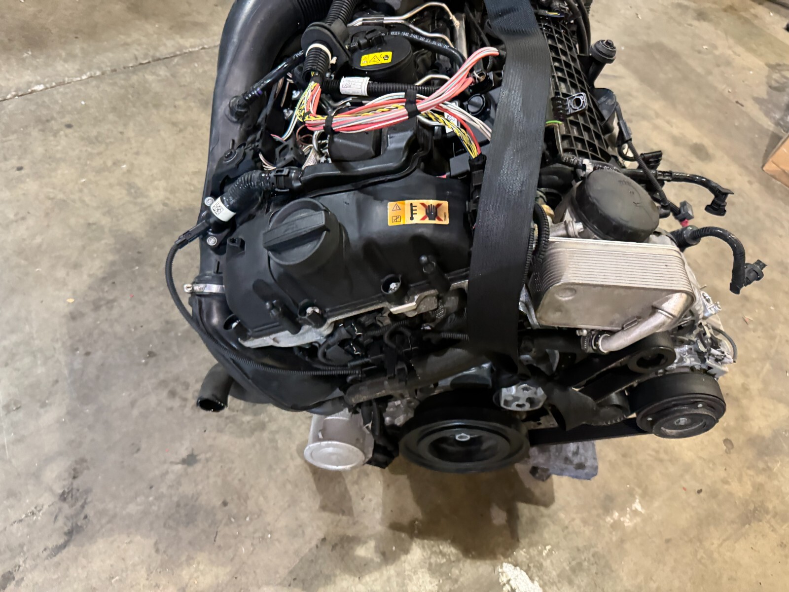 ENGINE MOTOR N55 3.0 COMPLETE TURBO TESTED 84K BMW F15 F16 X6 X5 (2014 ...
