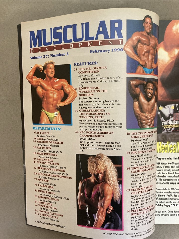Muscular Development Bodybuilding Magazine / Troy Zuccolotto / 02-90 | eBay