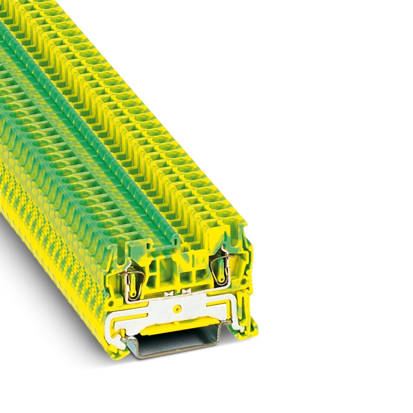 5pcs ST2.5 3031238 ST 2,5 -PE- Spring cage ground terminal block ...