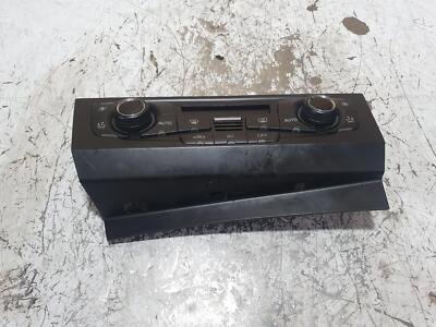 AUDI A5 HEATER/AC CONTROLS SINGLE ZONE CLIMATE CONTROL, NON SEAT WARMER ...