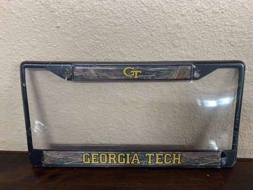 Georgia Tech Yellow Jackets NCAA Camouflage License Plate Frame | eBay